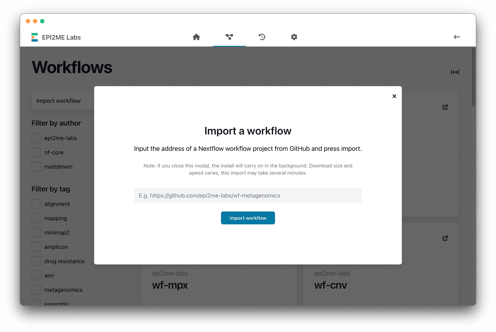 Importing third-party workflows into EPI2ME Labs | EPI2ME Blog