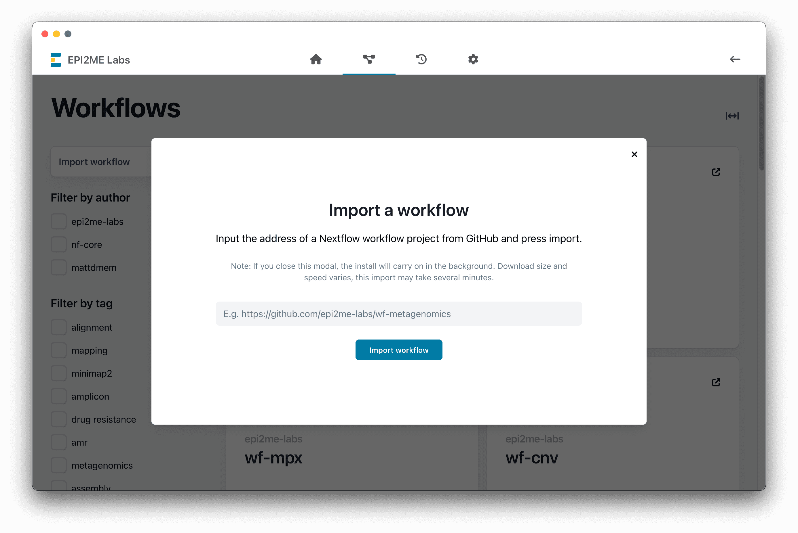 Importing third-party workflows into EPI2ME Labs | EPI2ME Blog