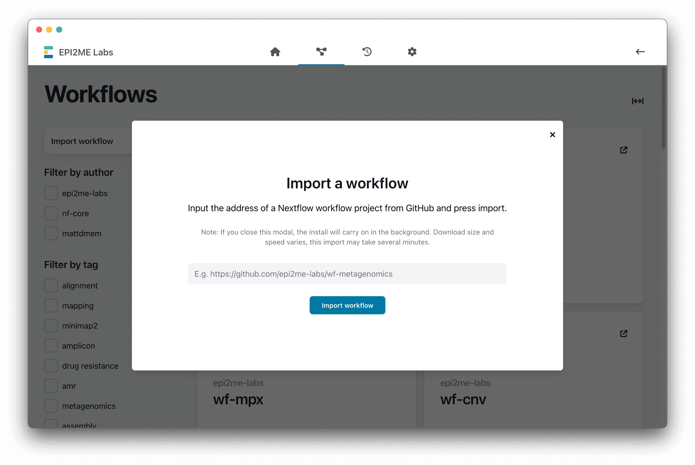 Importing third-party workflows into EPI2ME Labs | EPI2ME Blog